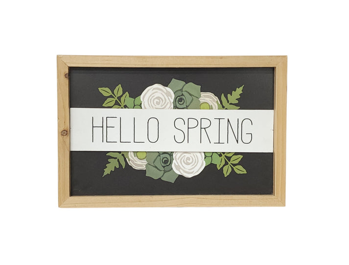 E22211 Hello Spring Leaf Frame – A&B Wholesale Market Inc